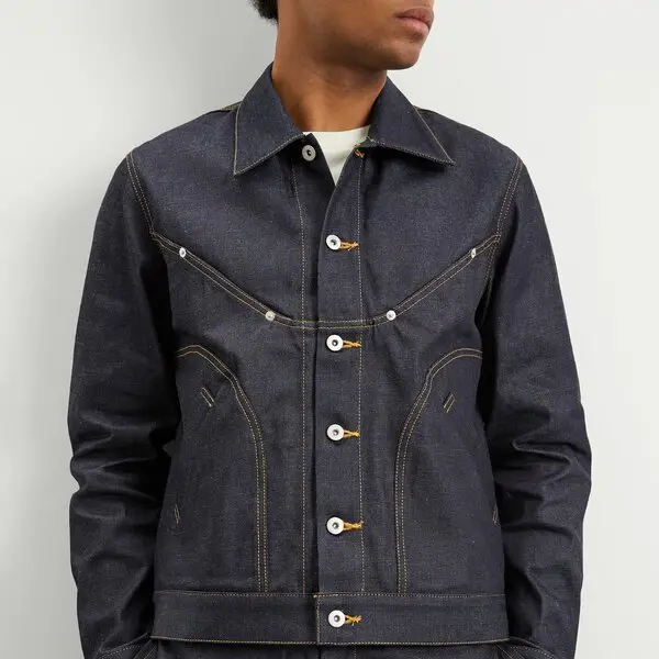 Sage Nation Jiji Denim Jacket - Raw Denim | Editorialist